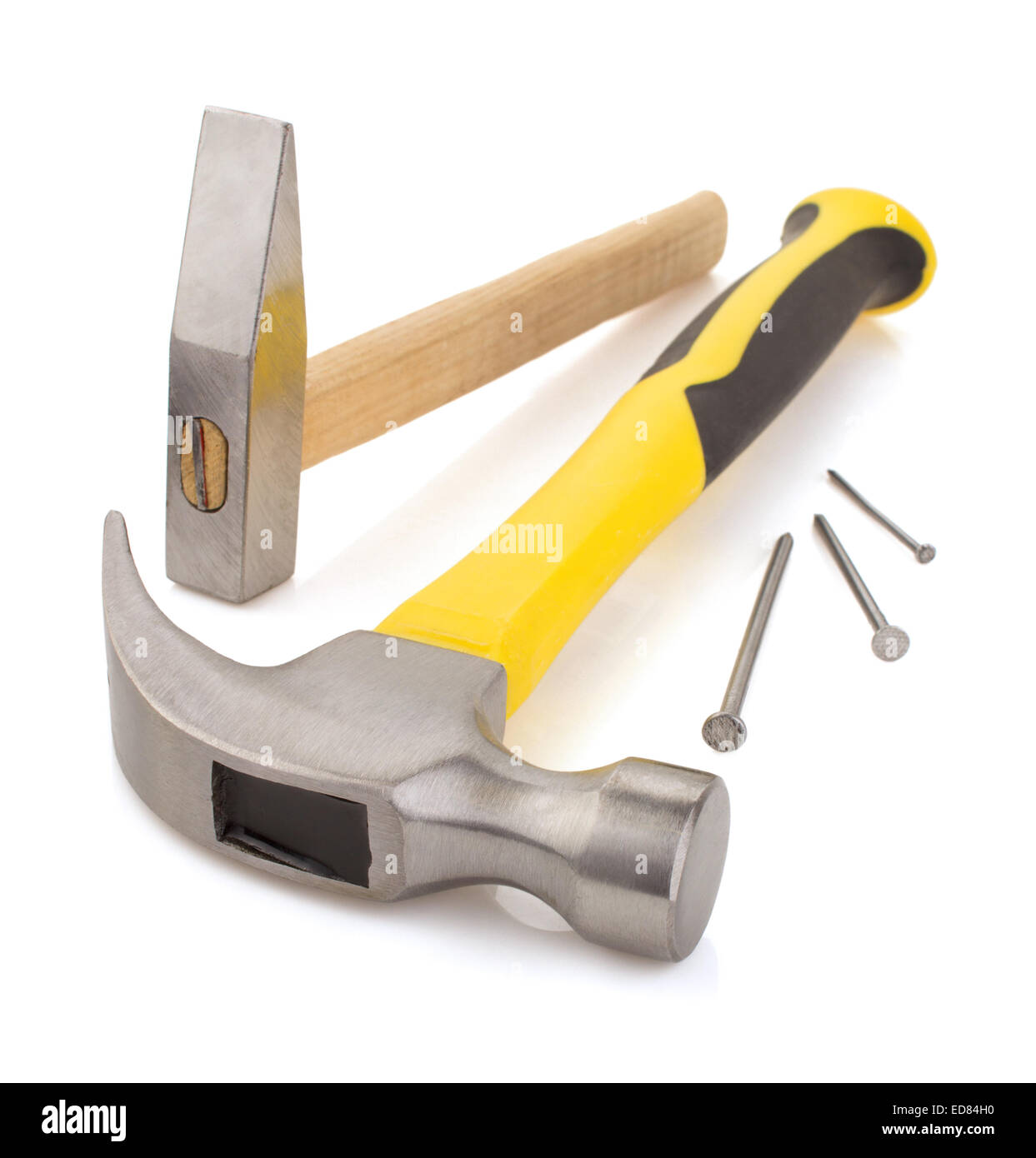 hammer tool isolated on white background Stock Photo - Alamy
