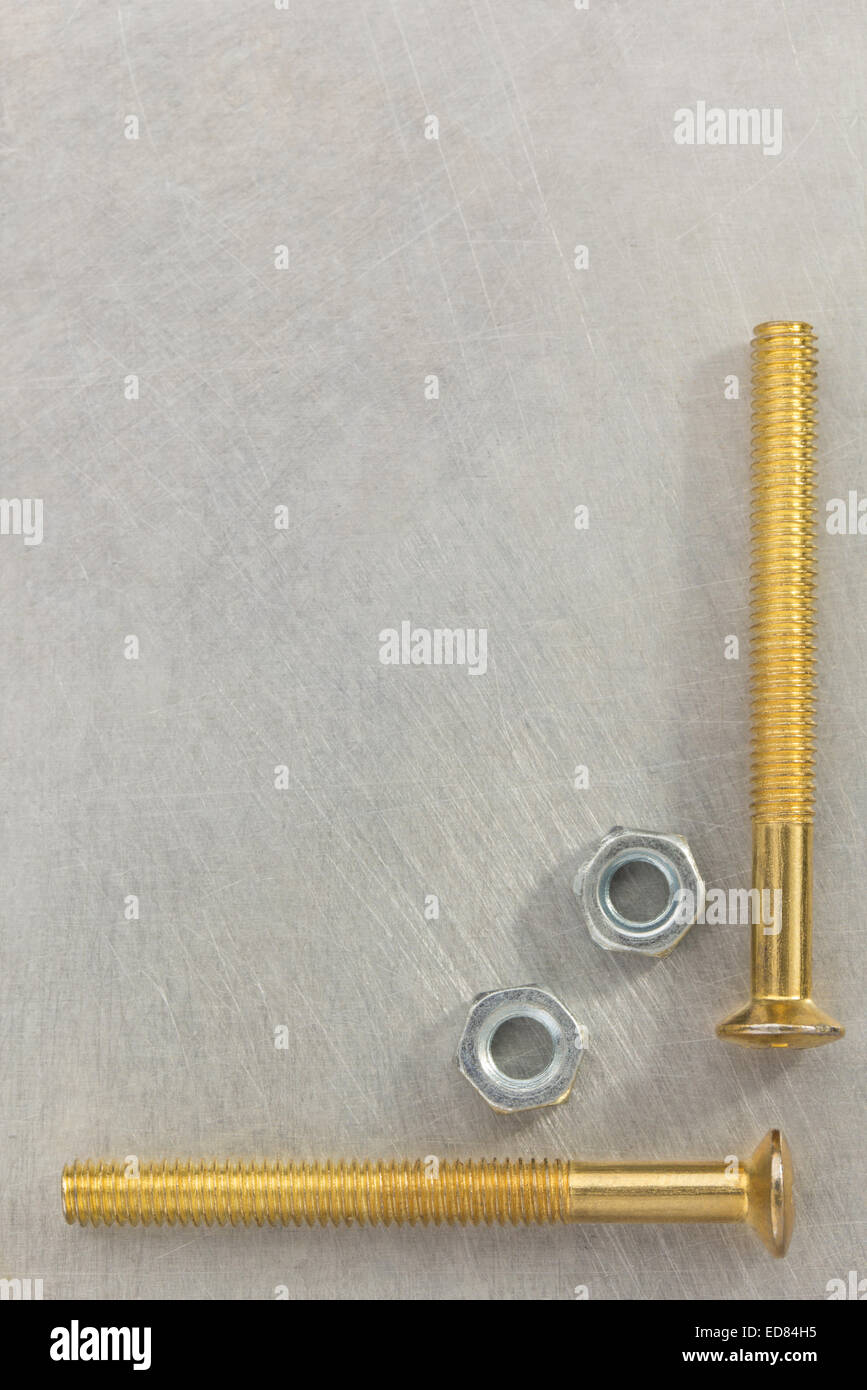 bolt tool at metal background texture Stock Photo - Alamy