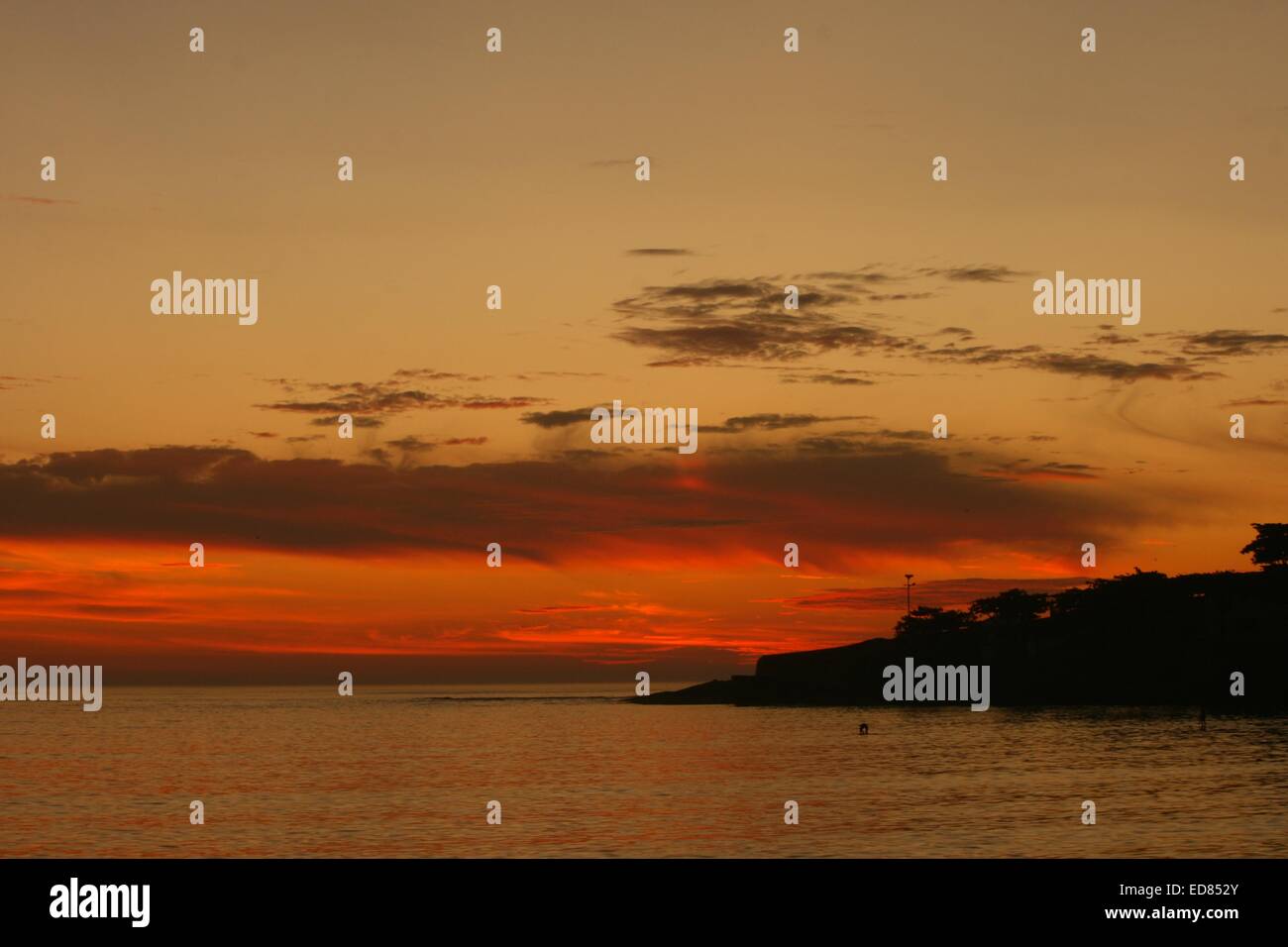 Rio de Janeiro, Brazil, 1st January 2015. After a night of New Years ...