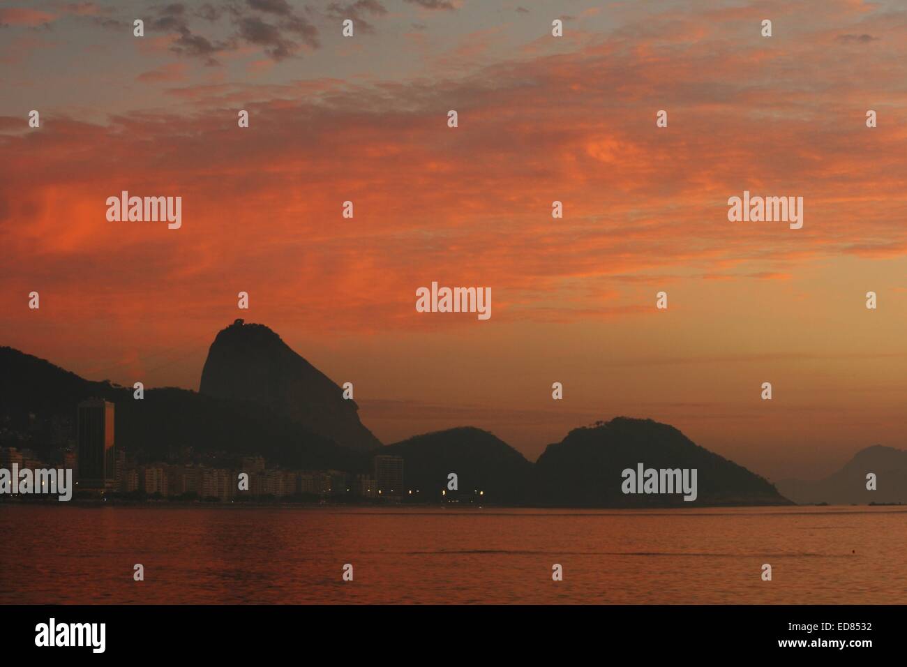 Rio de Janeiro, Brazil, 1st January 2015. After a night of New Years ...