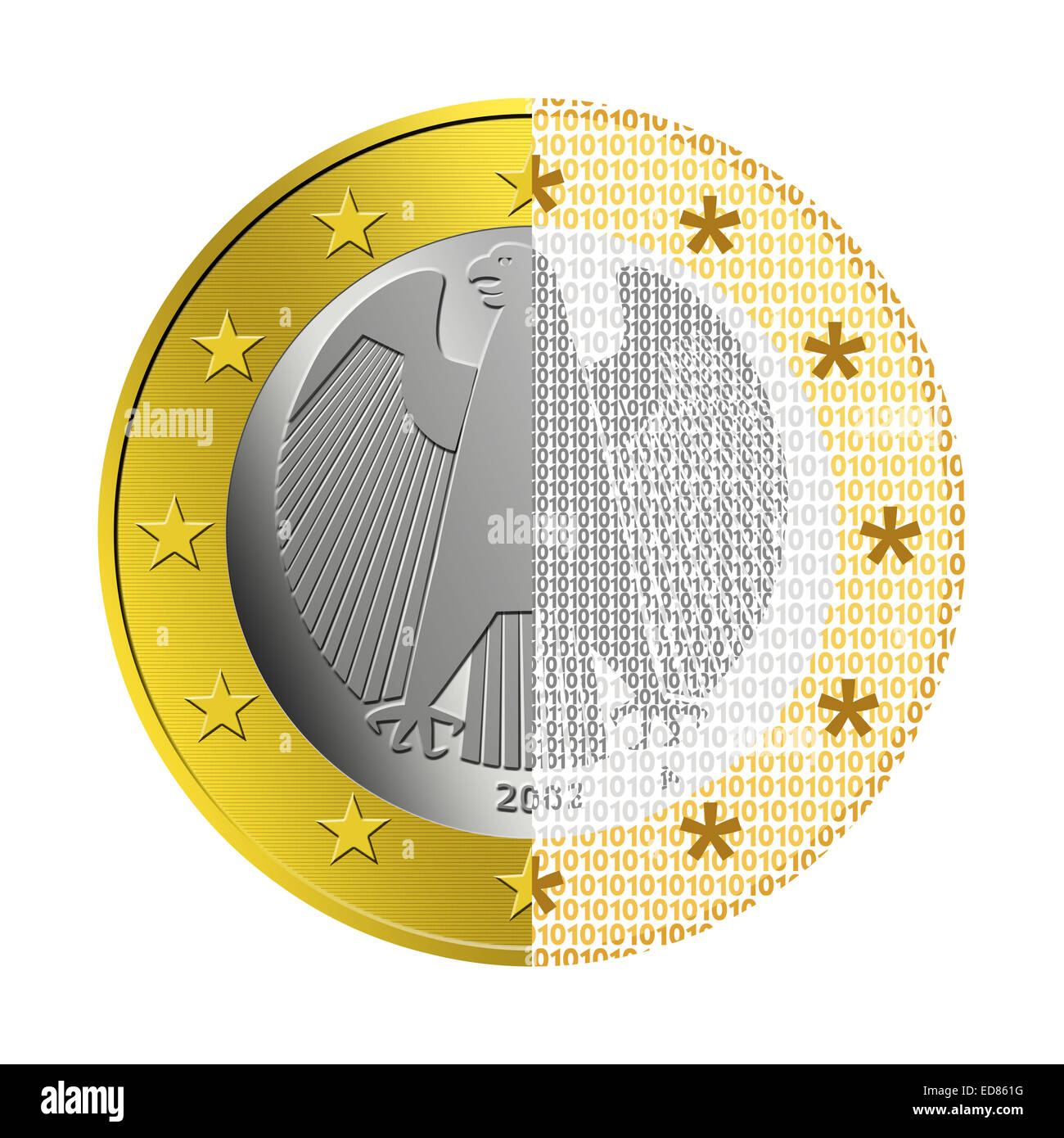 German Euro E-Payment Stock Photo - Alamy