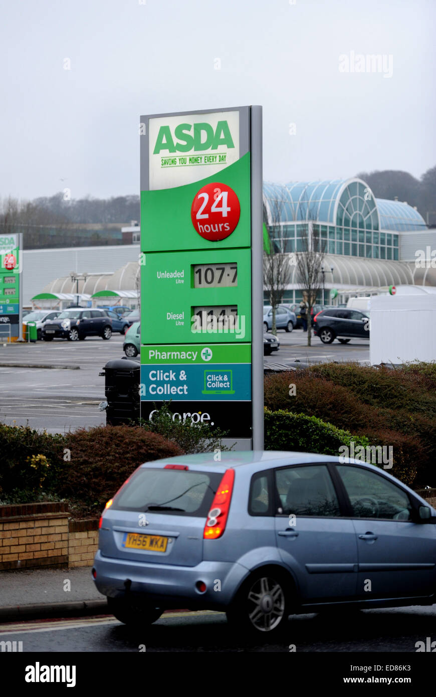 Asda 24 hour petrol hi-res stock photography and images - Alamy