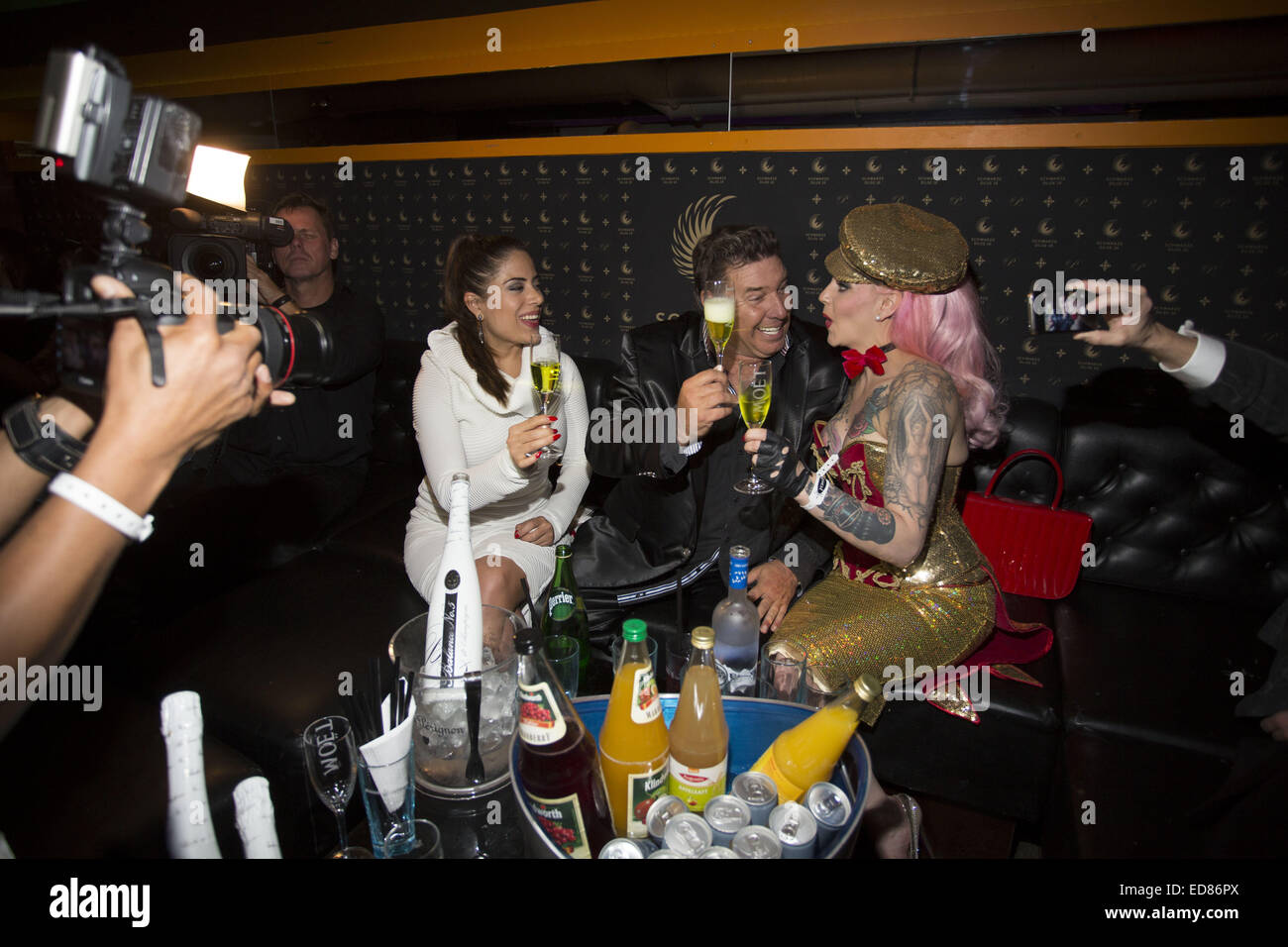 Aftershow party for German TV show Das perfekte Promi Dinner at Pivileg ...