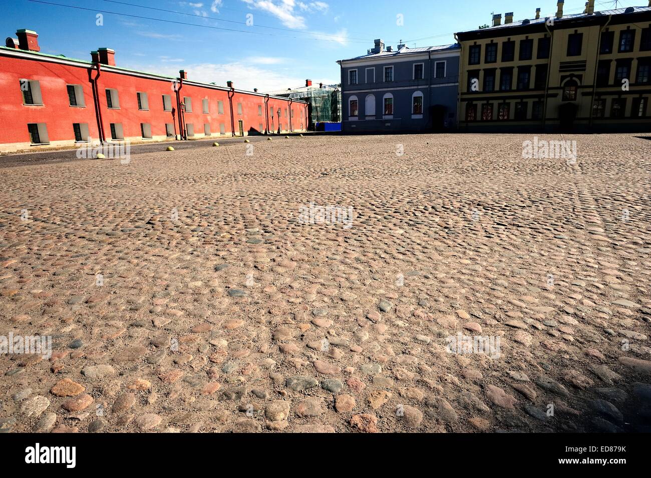 Buildings of the Peter and Paul Fort, St Petersburg Stock Photo - Alamy