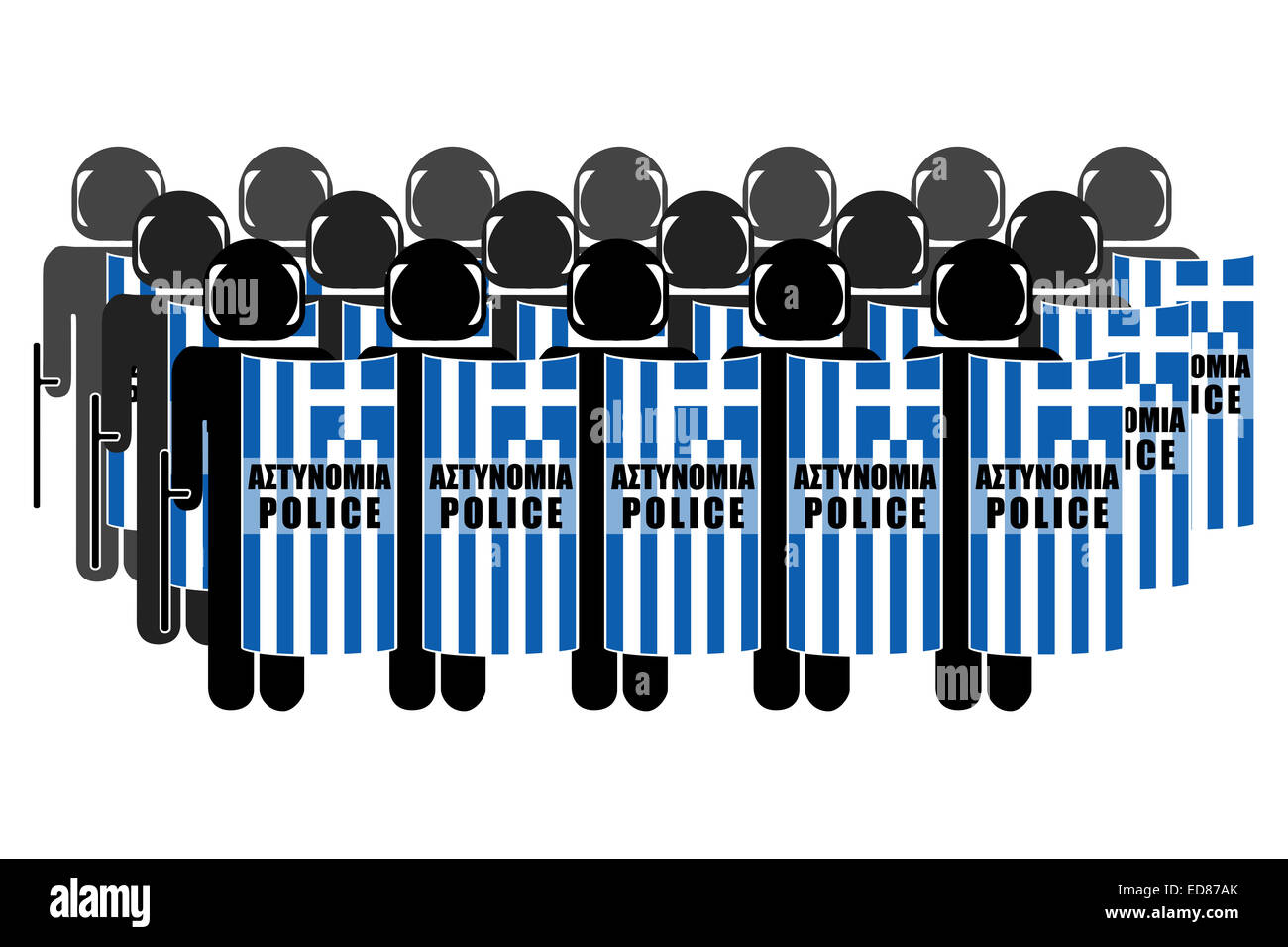 Greek army personnel Cut Out Stock Images & Pictures - Alamy