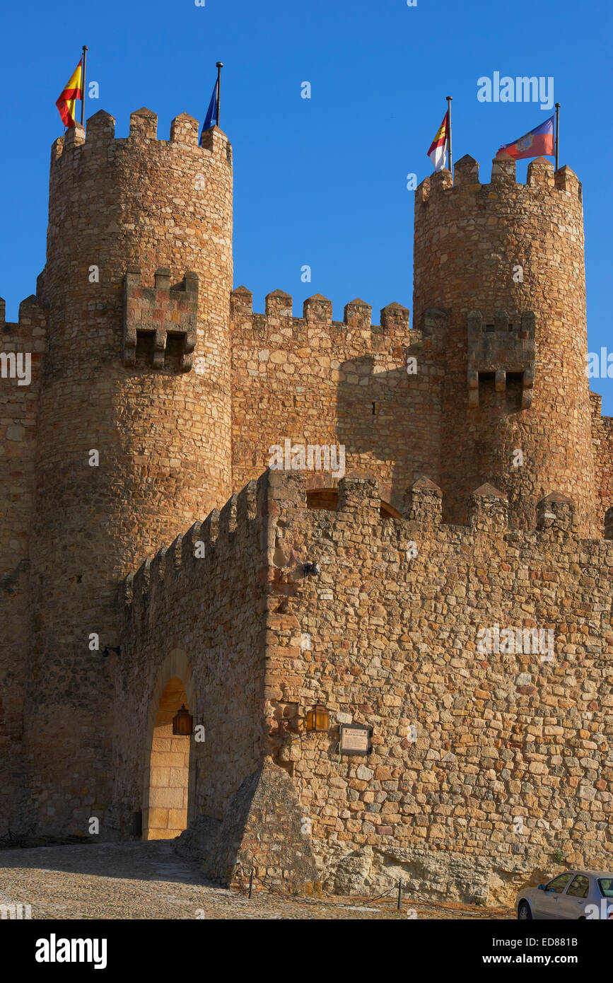 Castle. Parador de turismo (state run hotel), Siguenza, Guadalajara ...