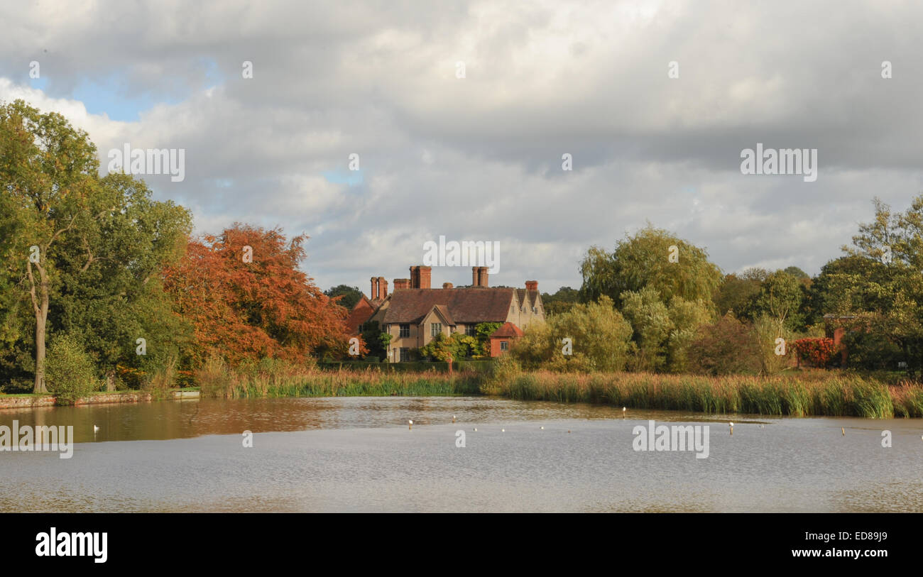 The Lake at Packwood House, a Timber Framed Tudor Manor House, near ...