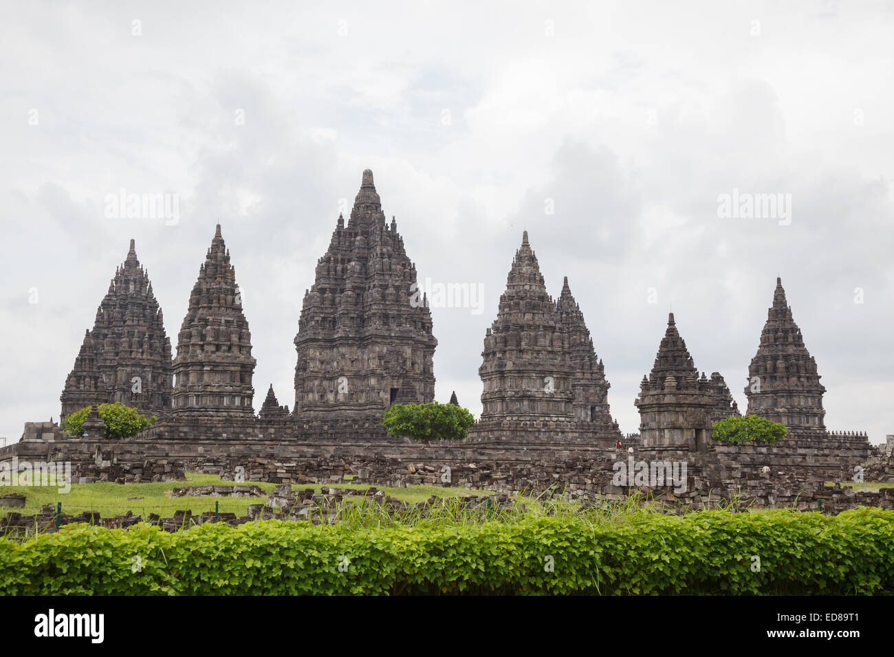 Architecture of Ancient Prambanan Temple Ruin, Yogyakarta, Java ...
