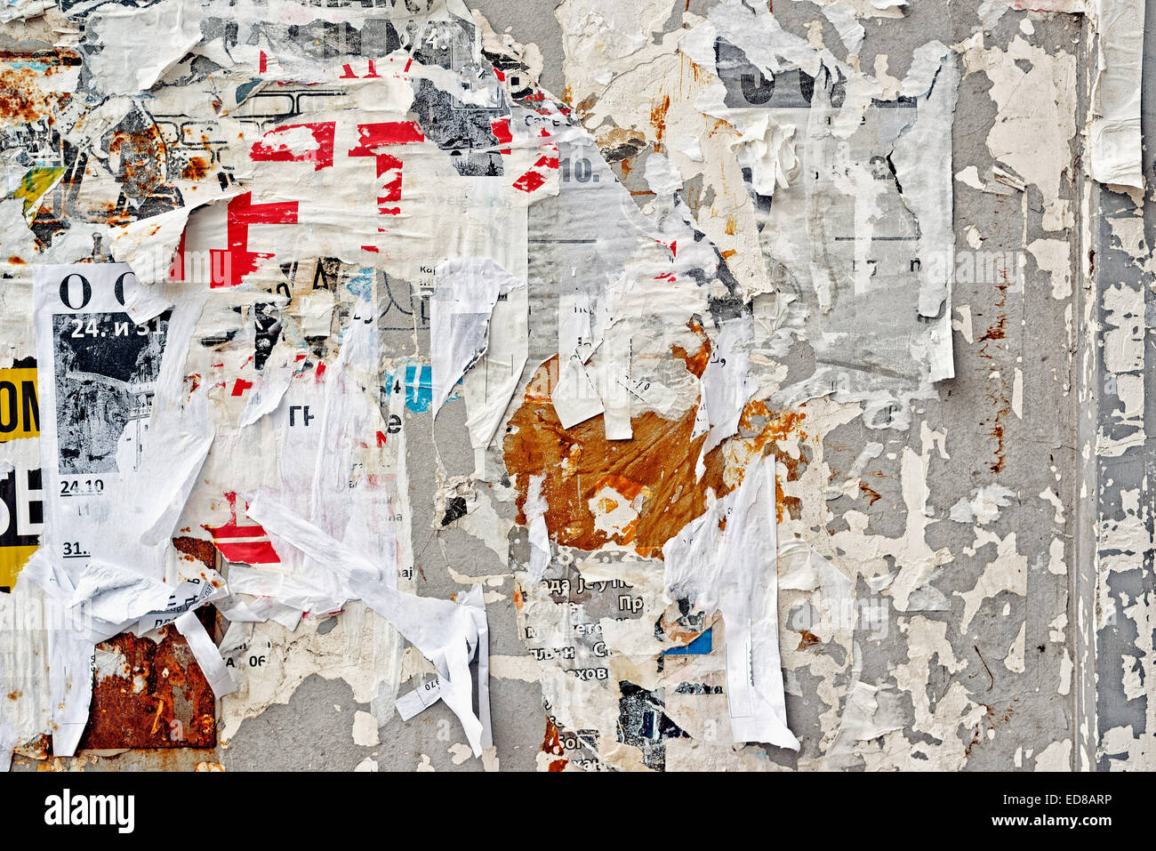 Ripped torn wall poster hi-res stock photography and images - Alamy