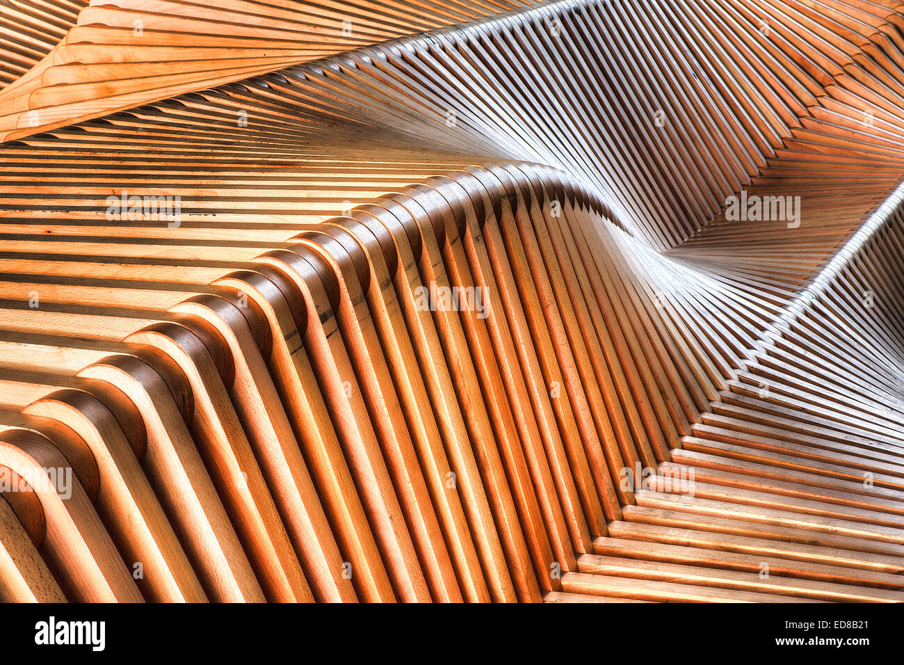 Abstract wooden construction Stock Photo - Alamy