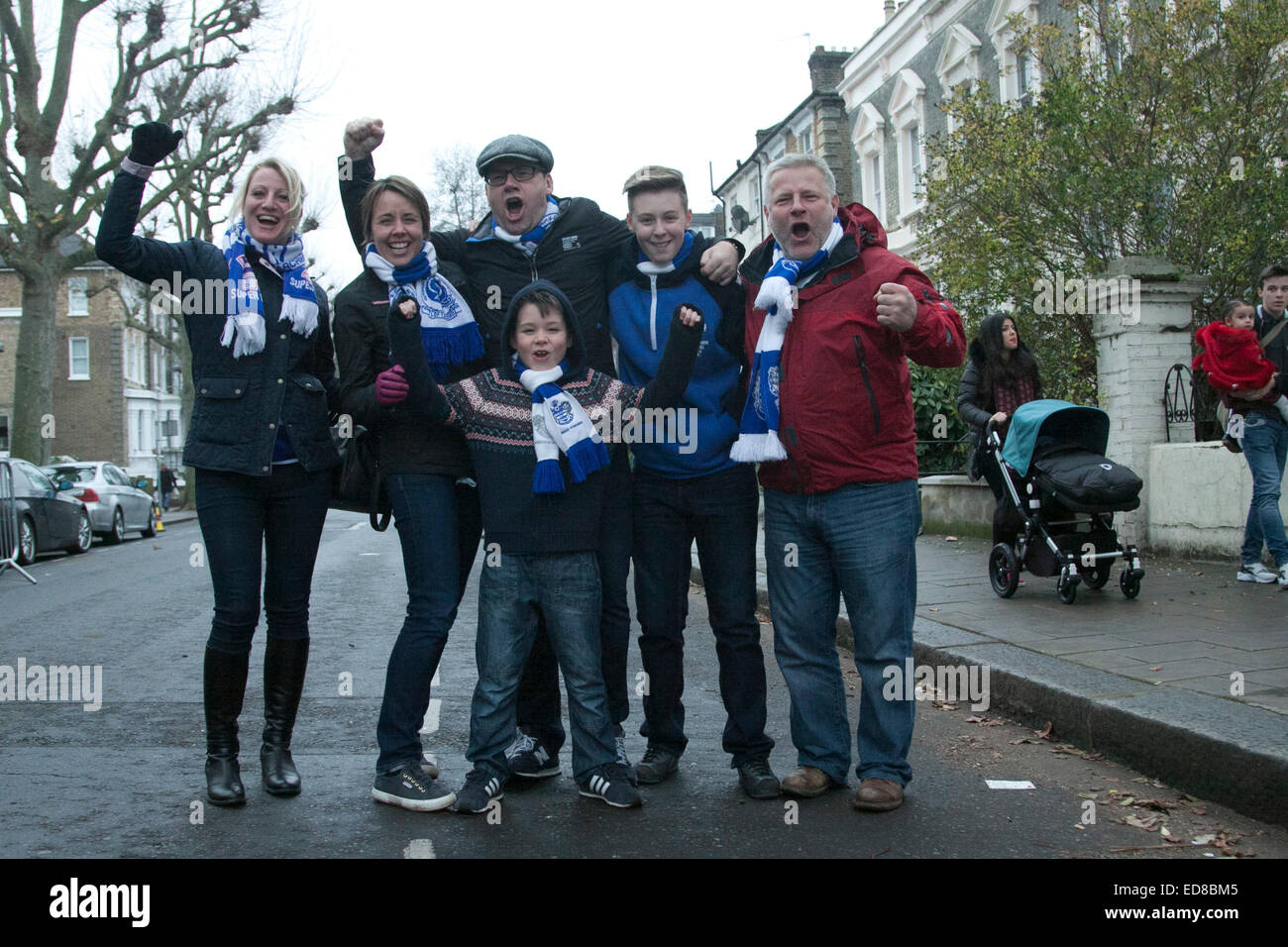 Qpr fans loftus road stadium hi-res stock photography and images - Alamy