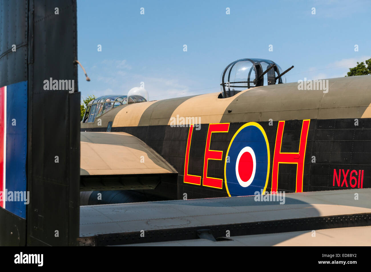 Ww2 Era Avro Lancaster Bomber Aircraft High Resolution Stock ...