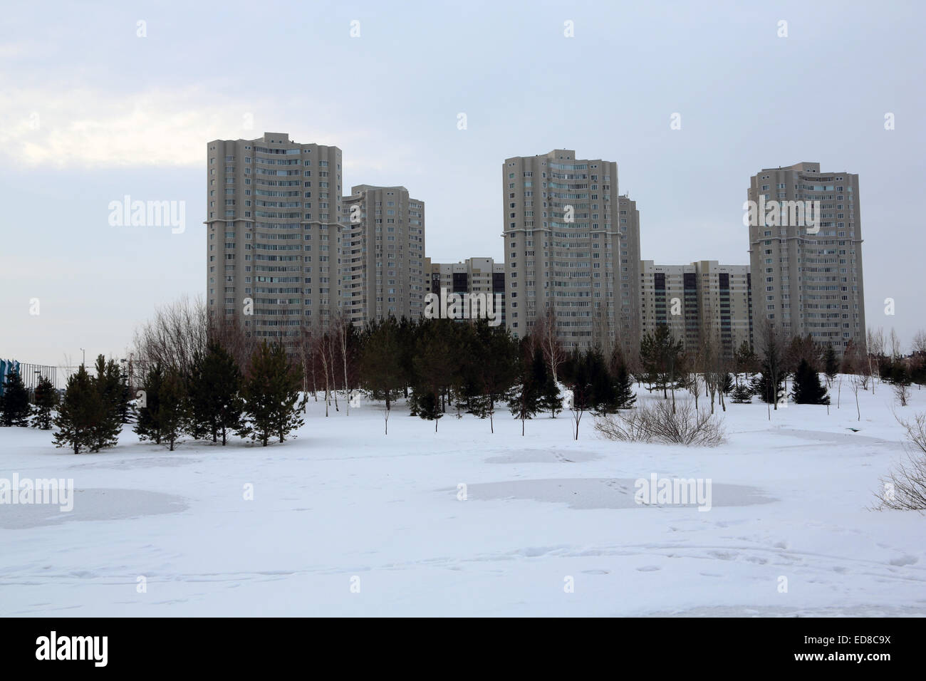 Kazakhstan snow hi-res stock photography and images - Alamy