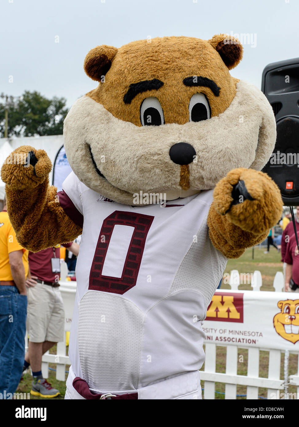 Orlando, FL, USA. 1st Jan, 2015. Minnesota Golden Gophers mascot Goldy ...
