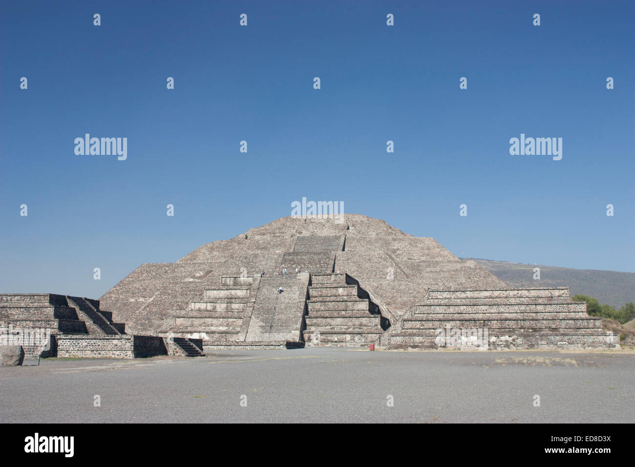 Mexico, State of Mexico,Teotihuacan, Pyramid of the Moon Stock Photo ...