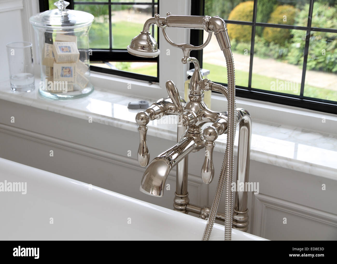 Victorian bathroom shower cubicle hi-res stock photography and images ...