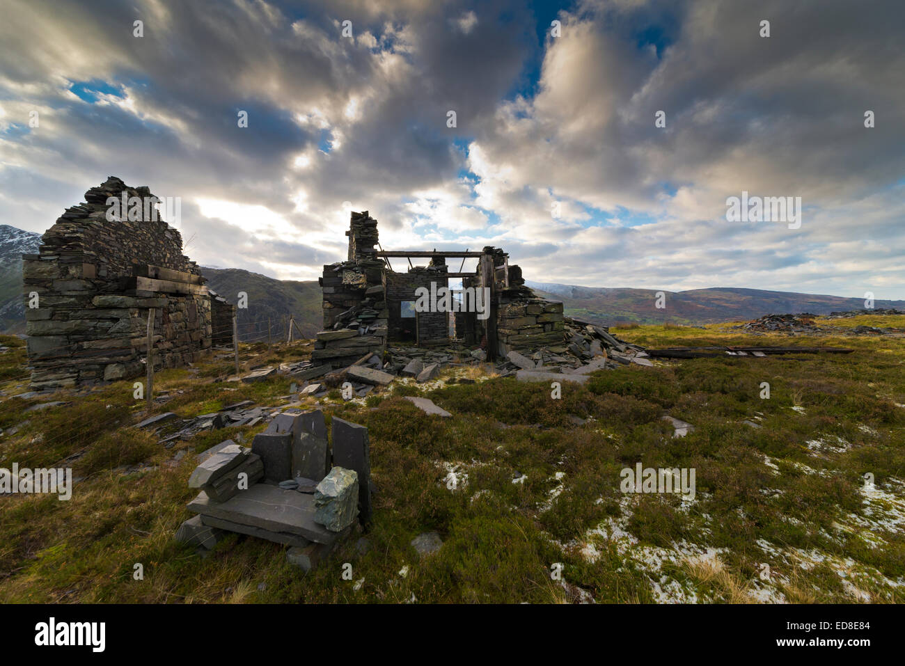 Llanberis Slate quarry North Wales Uk Stock Photo - Alamy