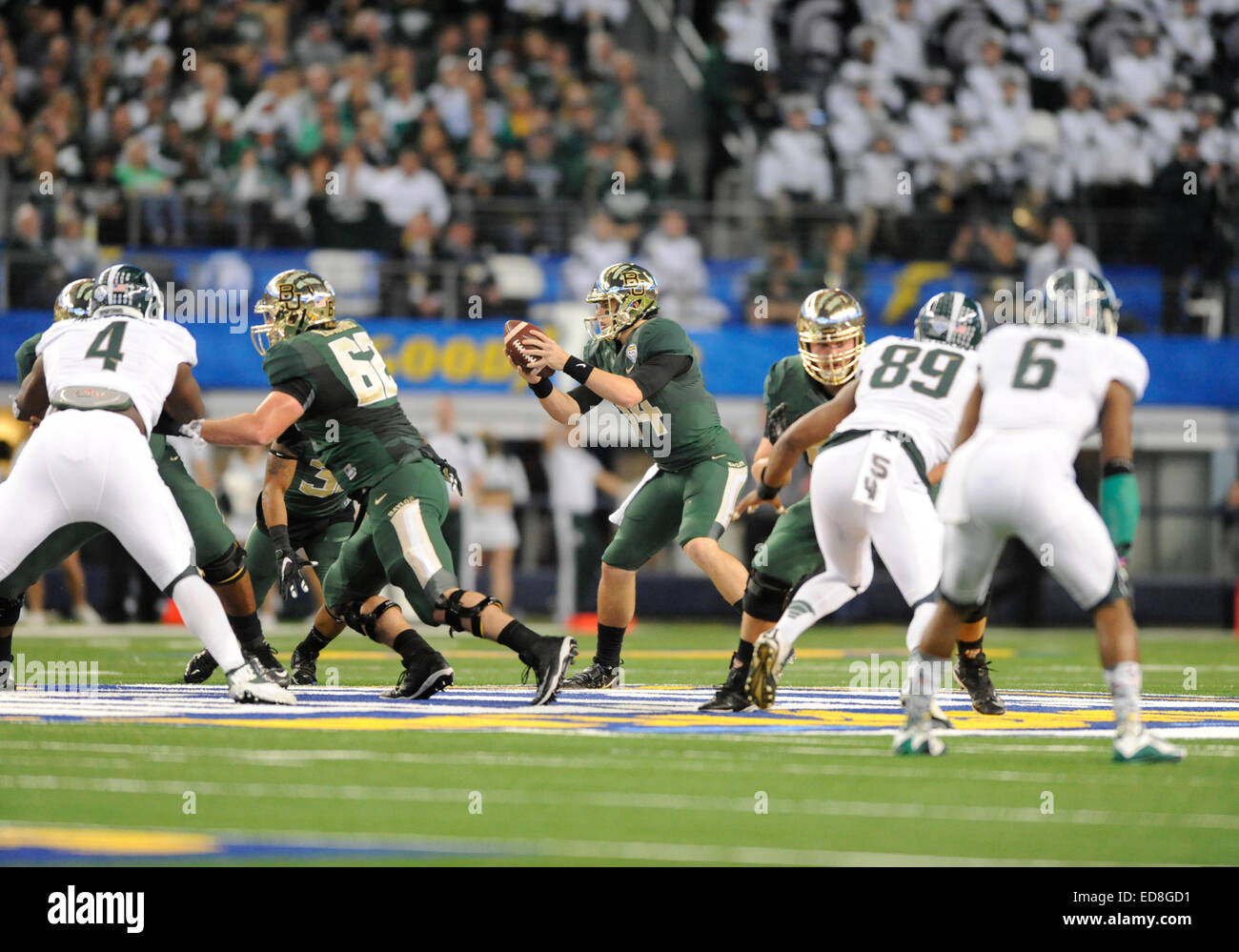 January 01, 2015: Baylor Bears quarterback Bryce Petty #14 in the ...