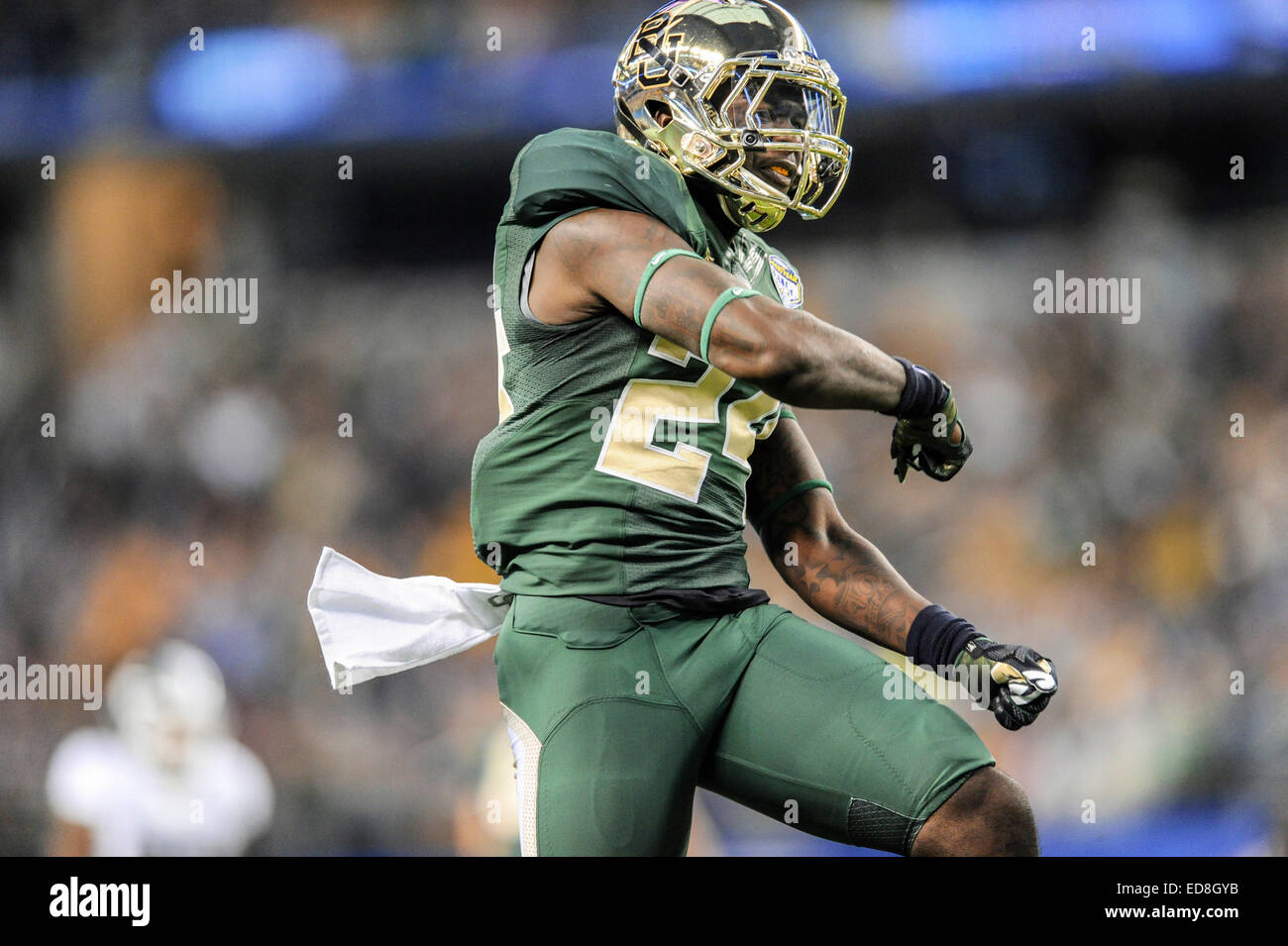 Baylor Bears cornerback Terrence Singleton (24) celebrates after making ...