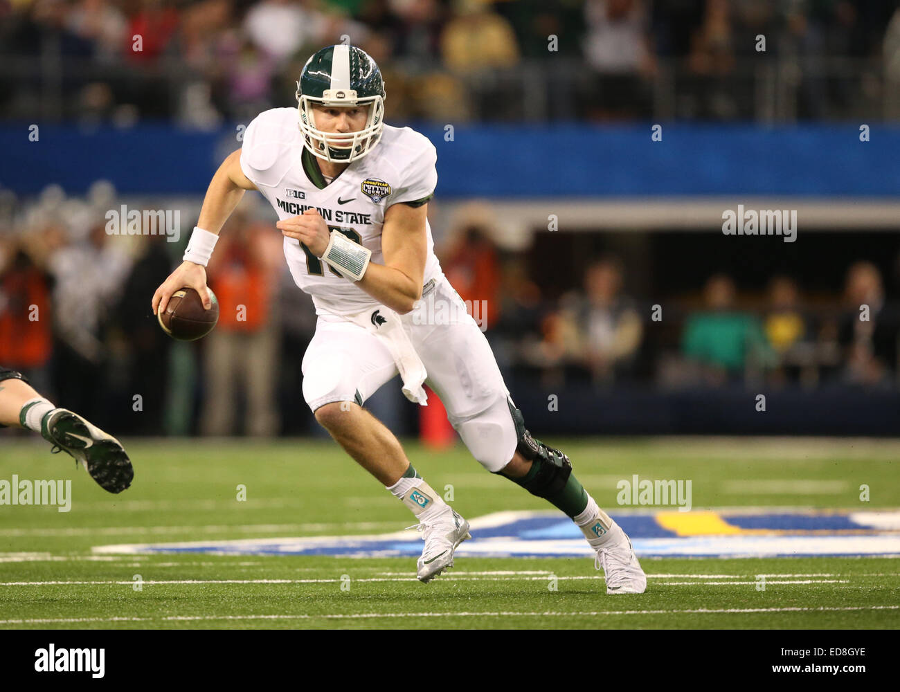 January: 01, 2015: Michigan State Spartans quarterback Connor Cook (18 ...