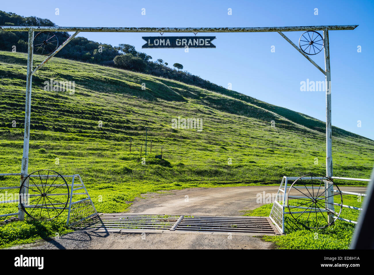 Wagon wheel and ranch road hi-res stock photography and images - Alamy