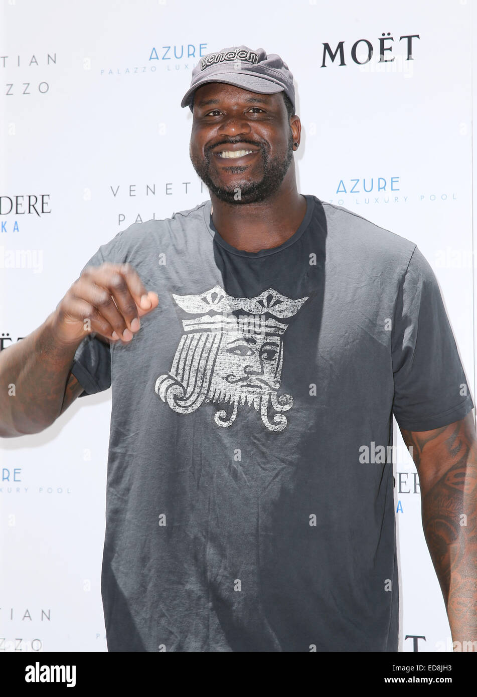 Shaquille O'Neal hosts the Azure Luxury Pool Party held at The Palazzo ...