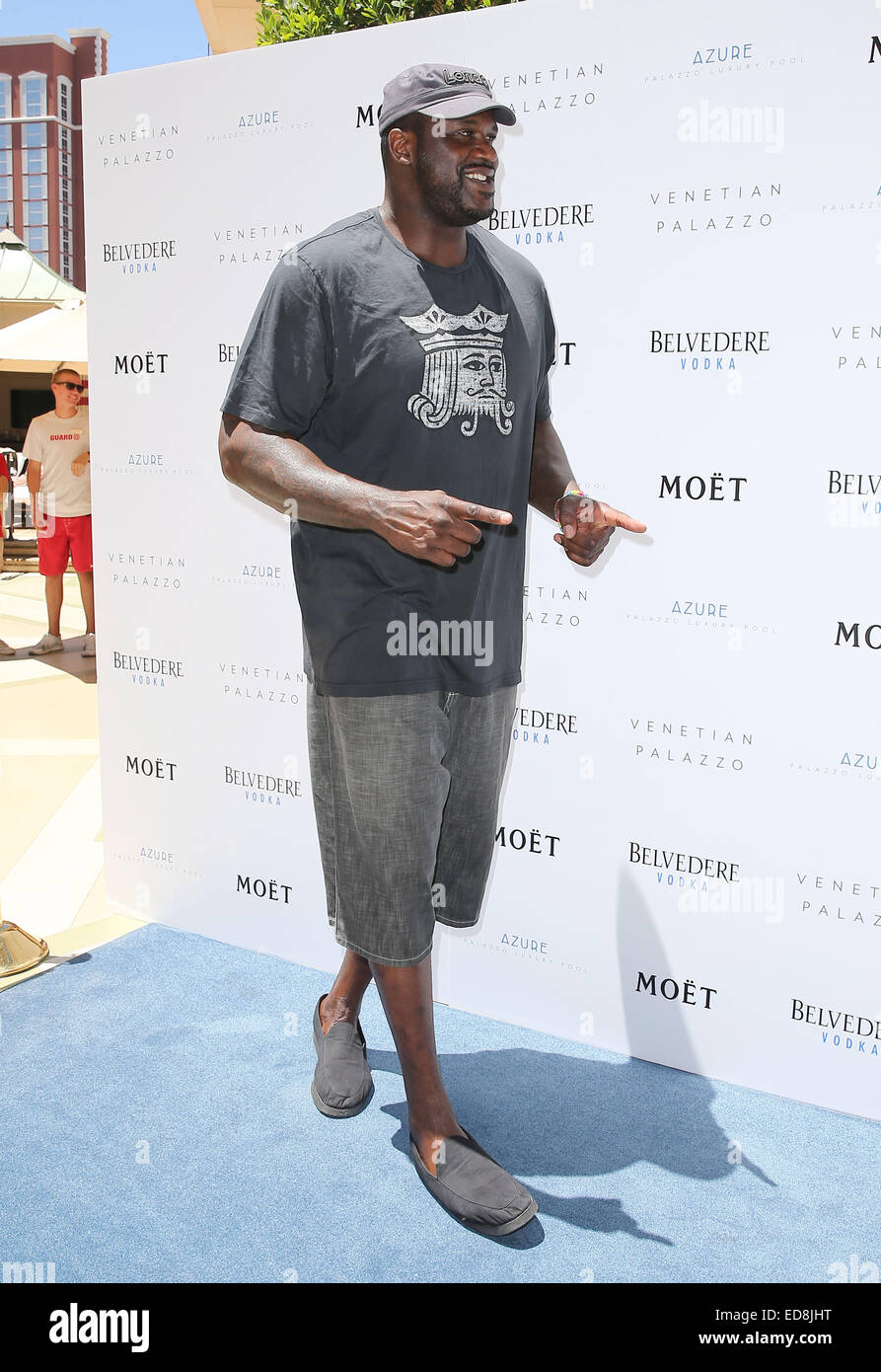 Shaquille O'Neal hosts the Azure Luxury Pool Party held at The Palazzo ...