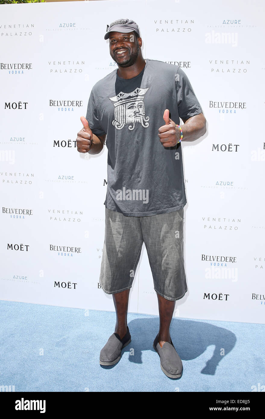 Shaquille O'Neal hosts the Azure Luxury Pool Party held at The Palazzo ...