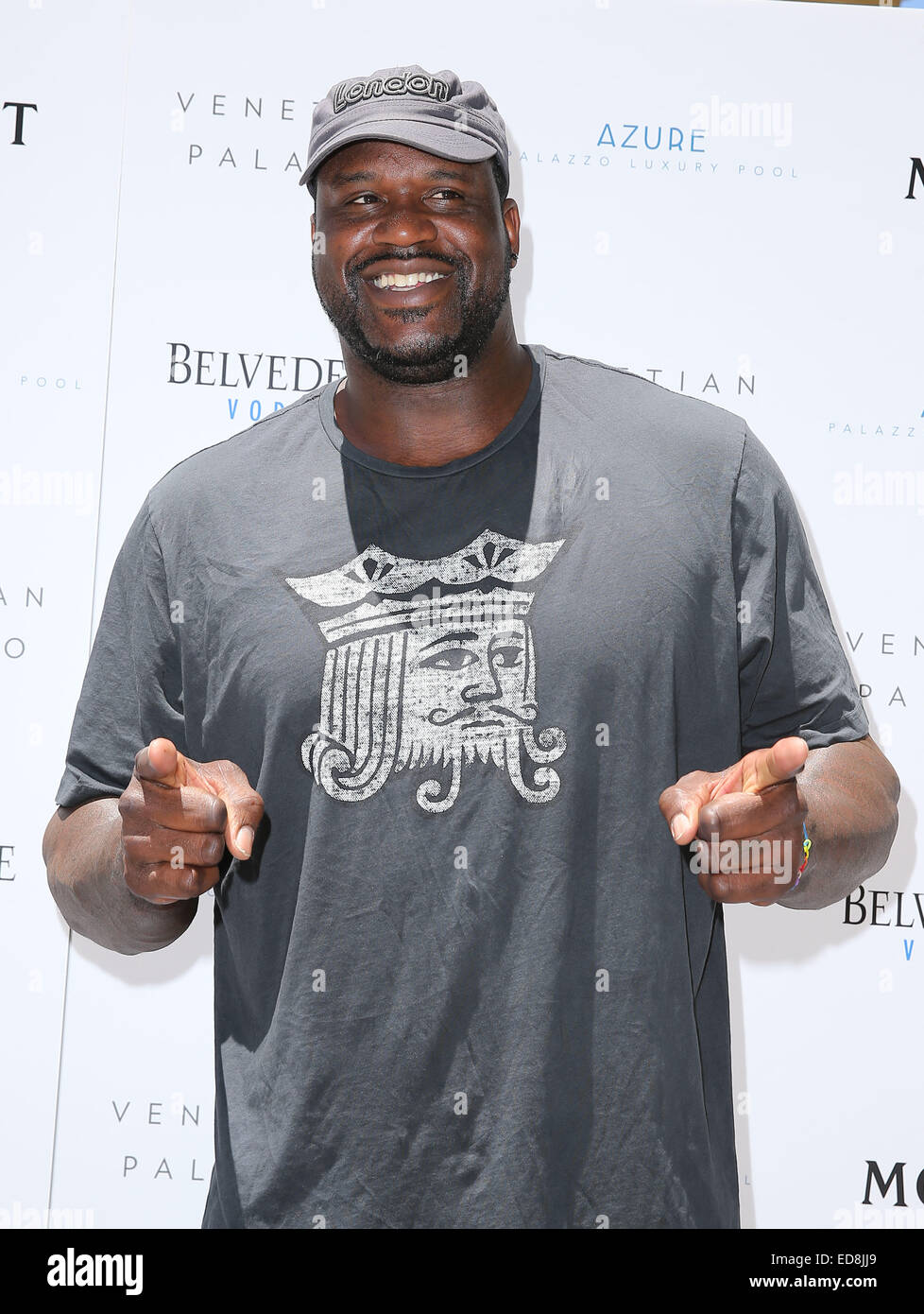 Shaquille O'Neal hosts the Azure Luxury Pool Party held at The Palazzo ...