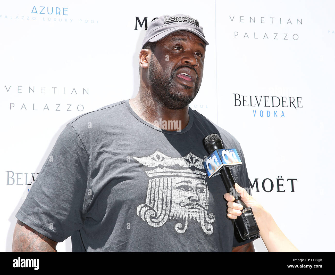 Shaquille O'Neal hosts the Azure Luxury Pool Party held at The Palazzo ...