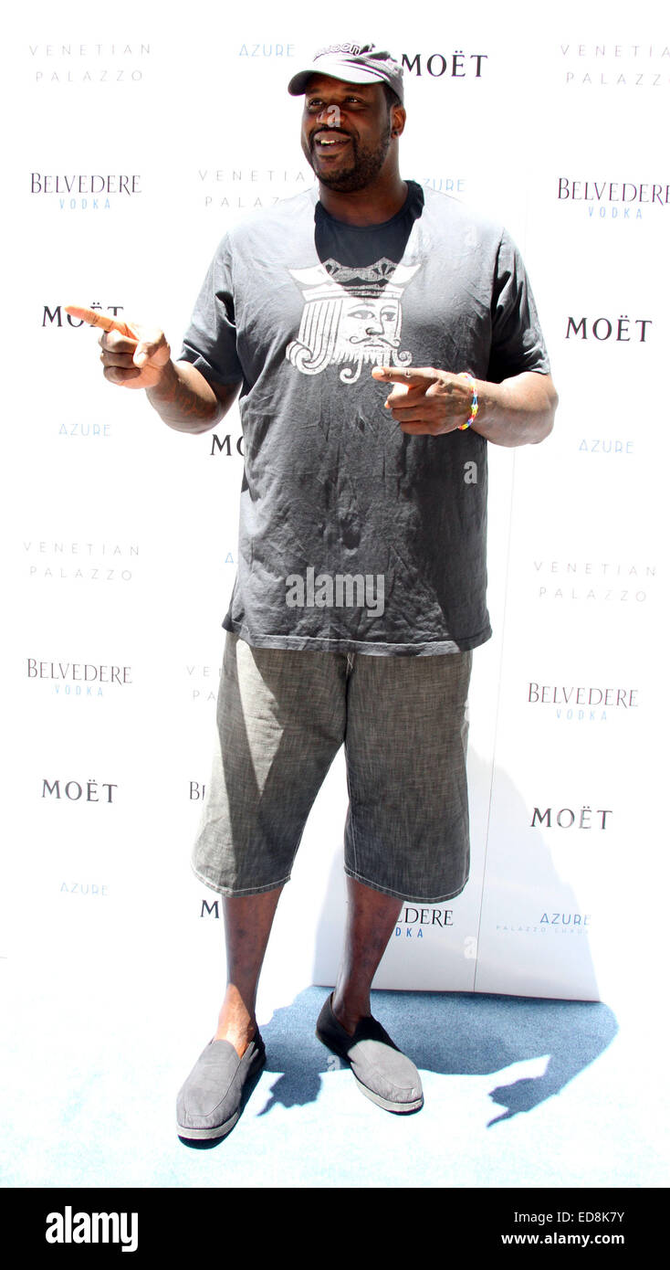 Shaquille O'Neal hosts the Azure Luxury Pool Party held at The Palazzo ...