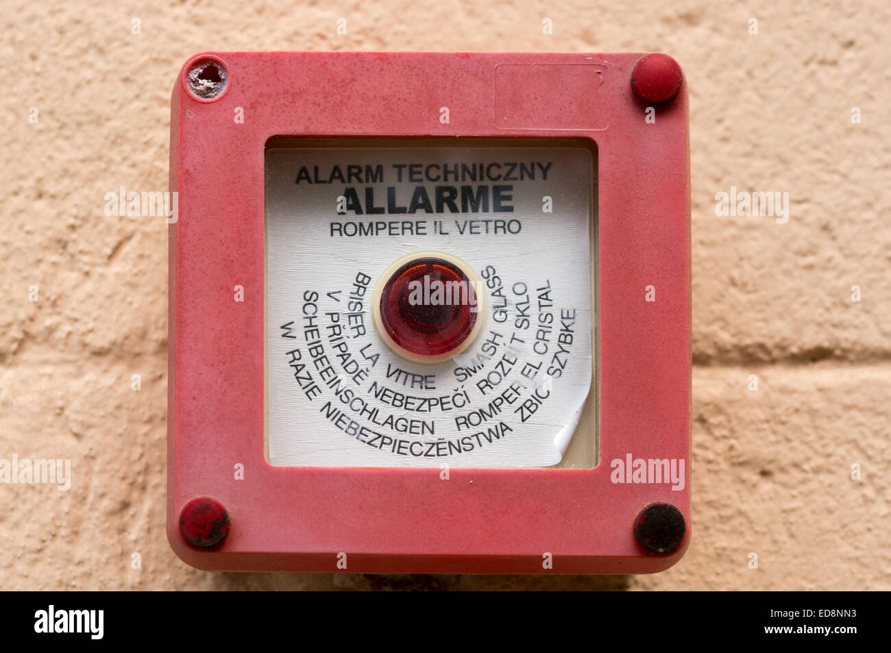 Break in case of emergency sign hi-res stock photography and images - Alamy