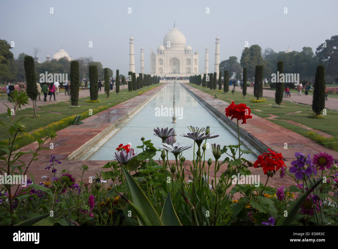 Exterior of The Taj Mahal, Agra, India Stock Photo - Alamy