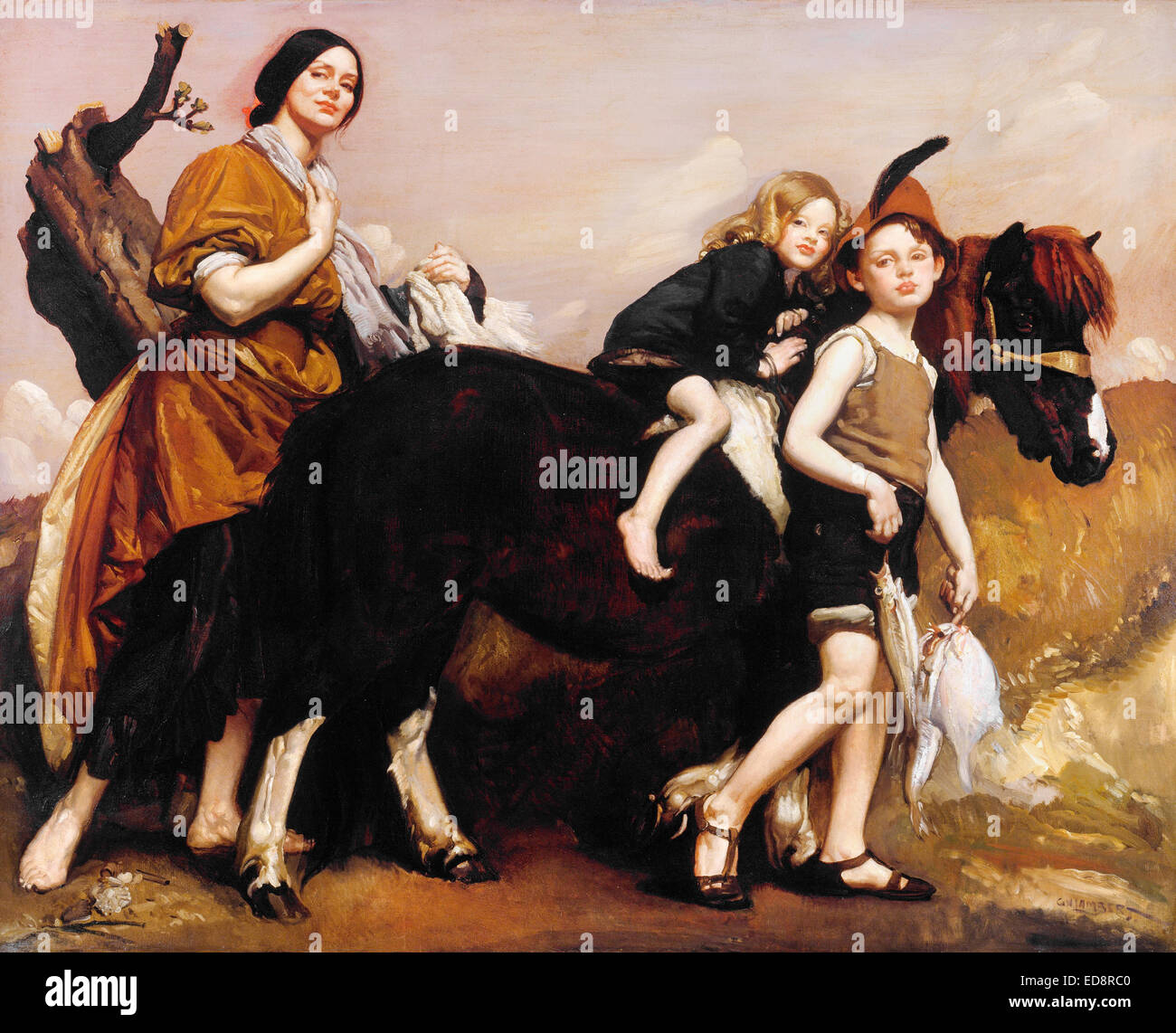 George Washington Lambert - Important People 1914-1921 Oil on canvas ...