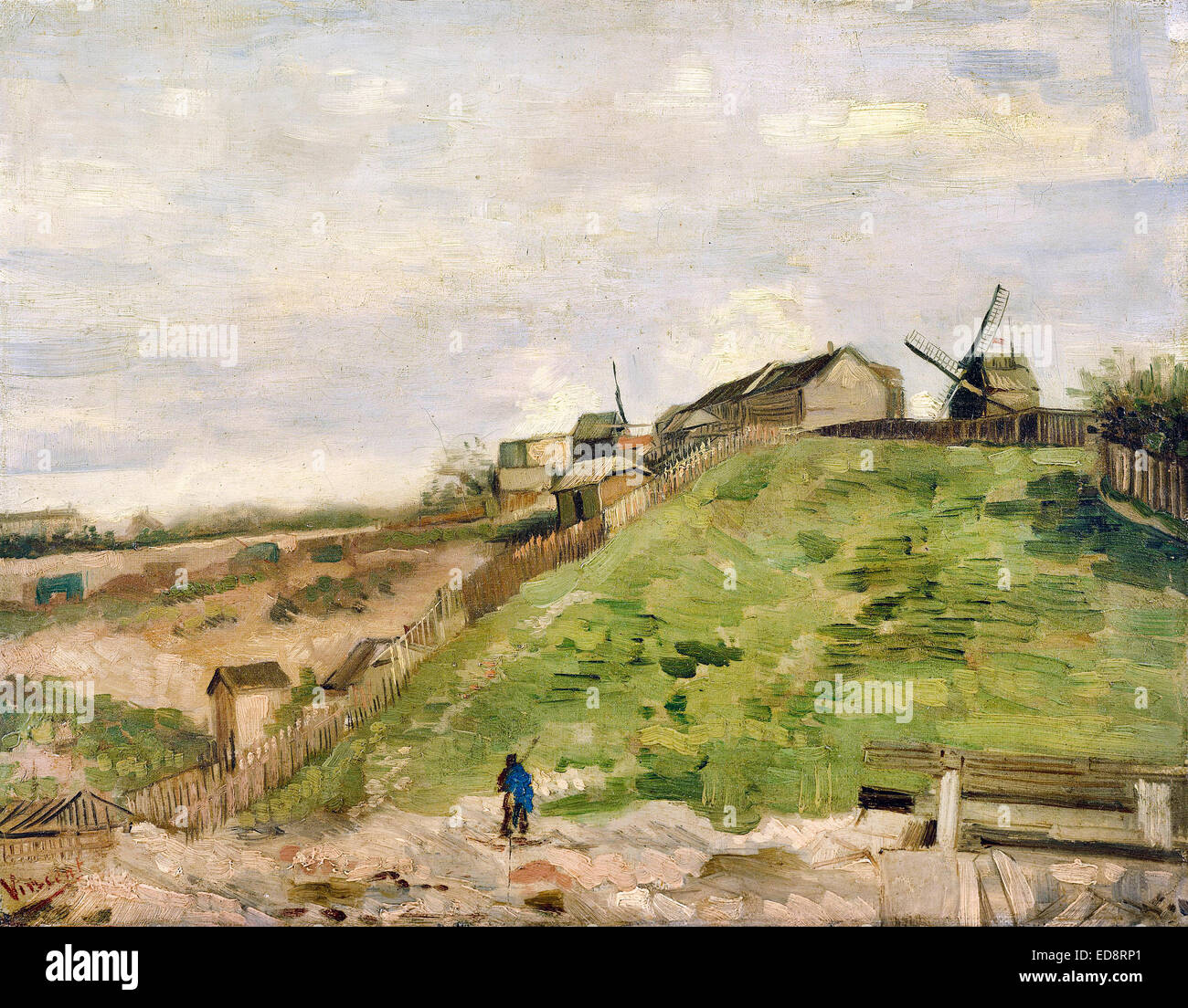 Vincent van Gogh, The Hill of Montmartre with Stone Quarry 1886 Oil on ...