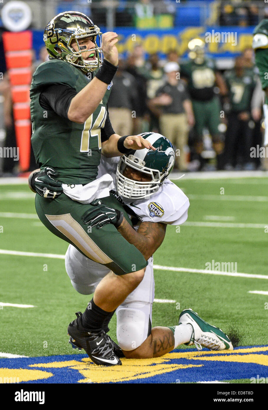 Arlington, Texas, USA. 1st January, 2015. Baylor Bears quarterback ...