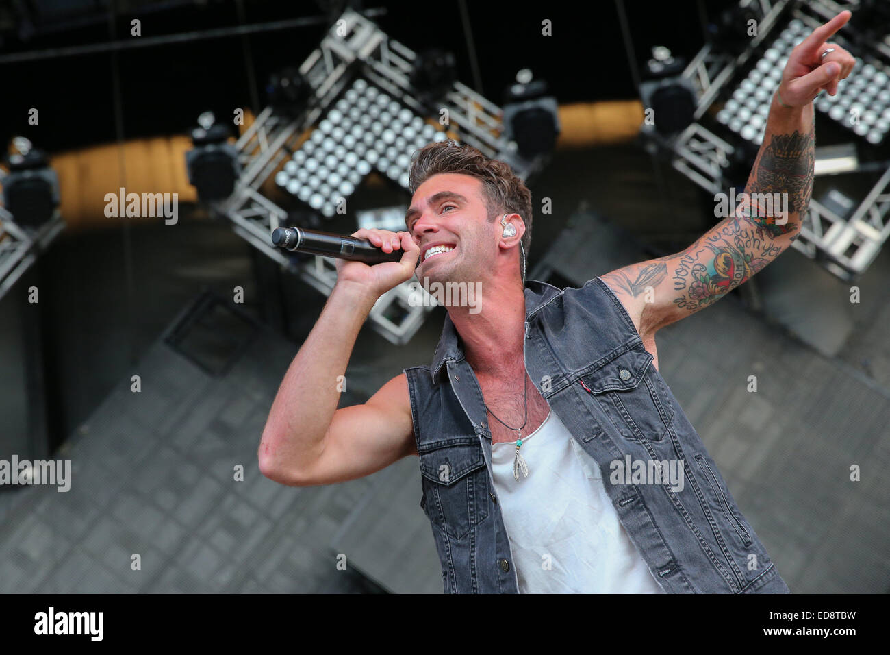 American Authors performs live at the Jones Beach Theater. Featuring ...