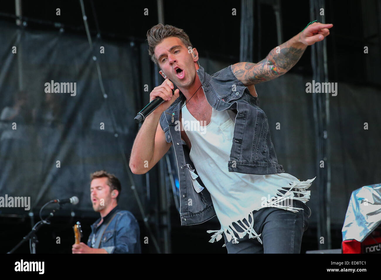 American Authors performs live at the Jones Beach Theater. Featuring ...