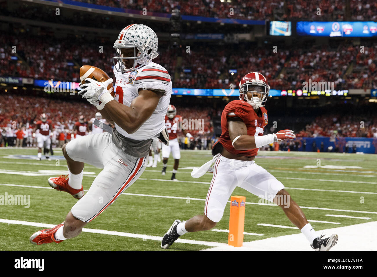 New Orleans, LA, USA. 1st Jan, 2015. Ohio State Buckeyes wide receiver ...