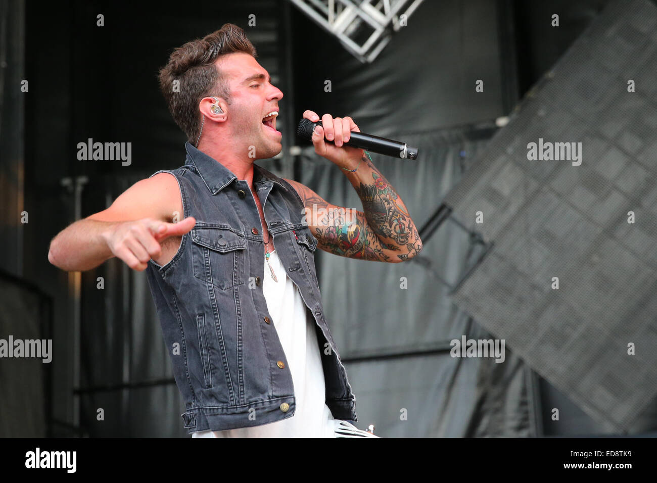 American Authors performs live at the Jones Beach Theater. Featuring ...