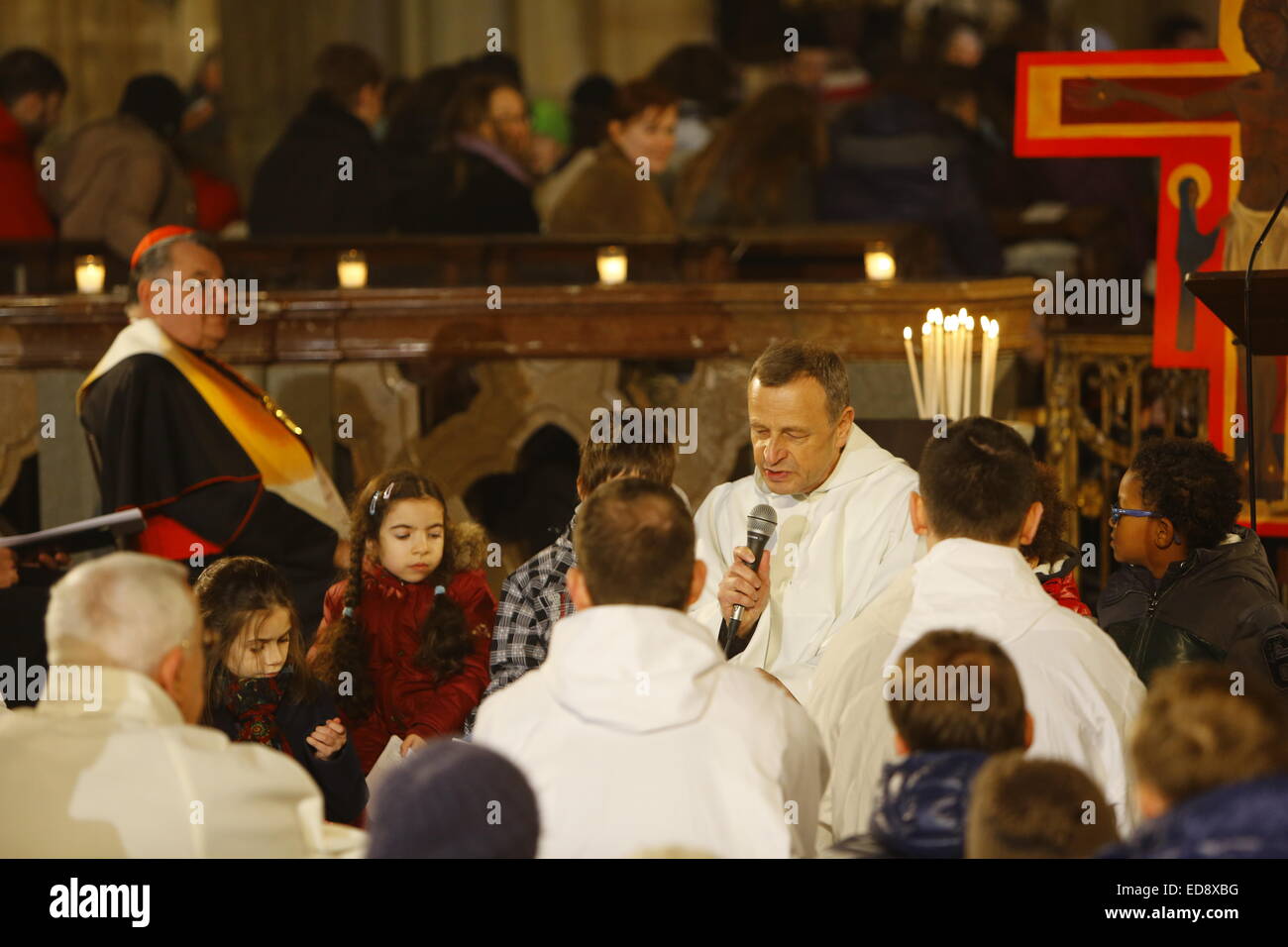 Brother Alois, the Prior of the Taizé Community, reads his short ...