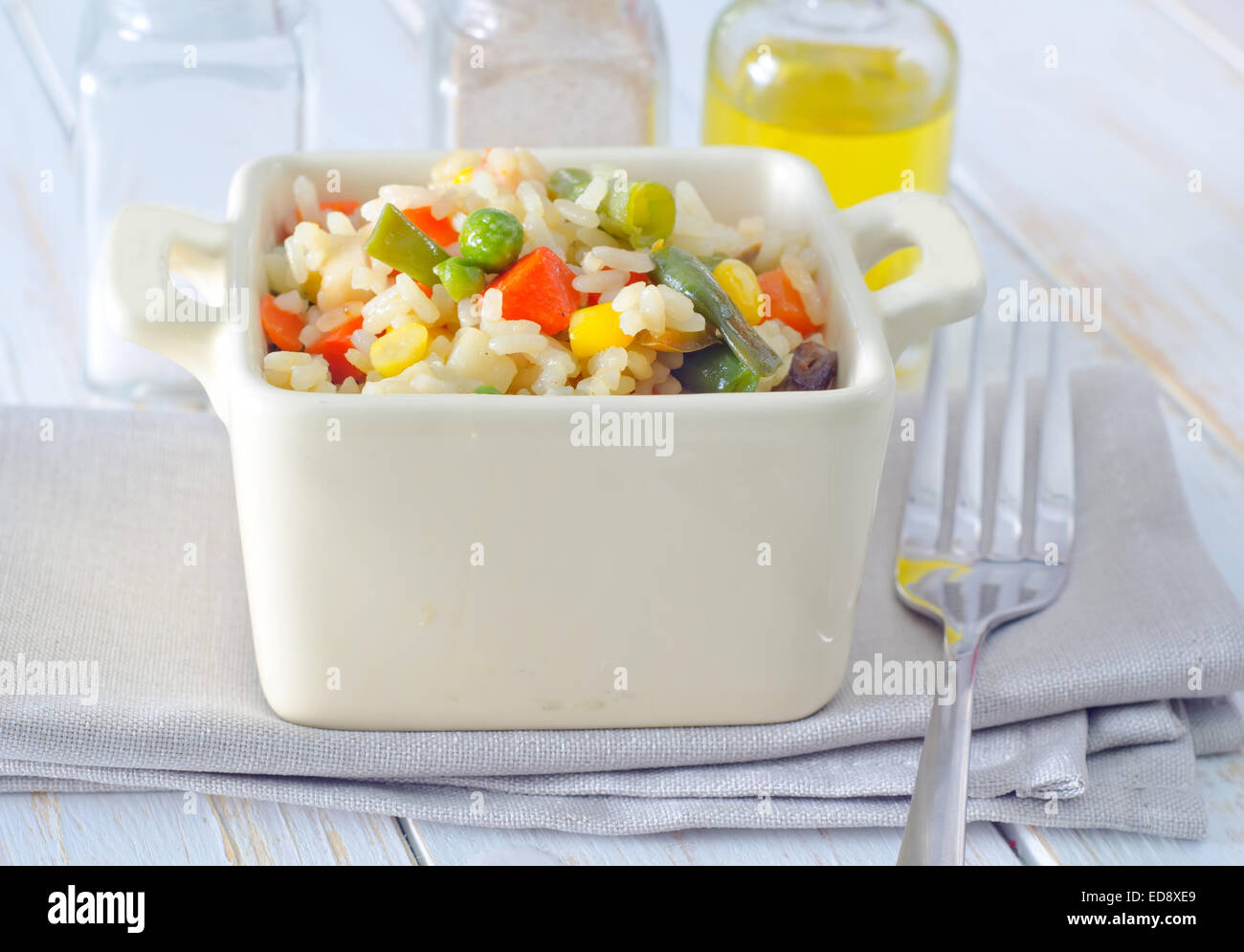 rice with vegetable Stock Photo - Alamy