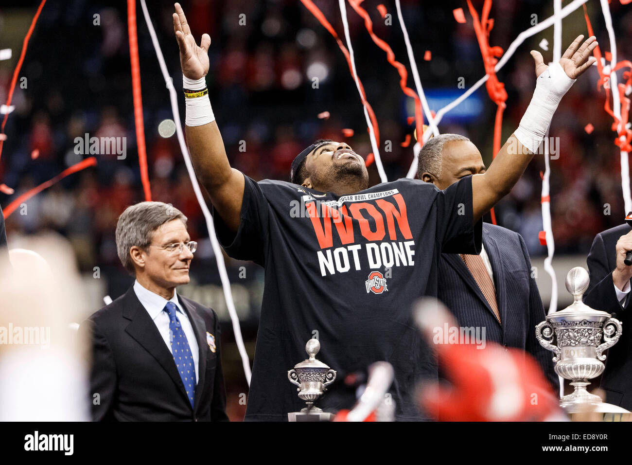 New Orleans, LA, USA. 1st Jan, 2015. Ohio State Buckeyes quarterback ...