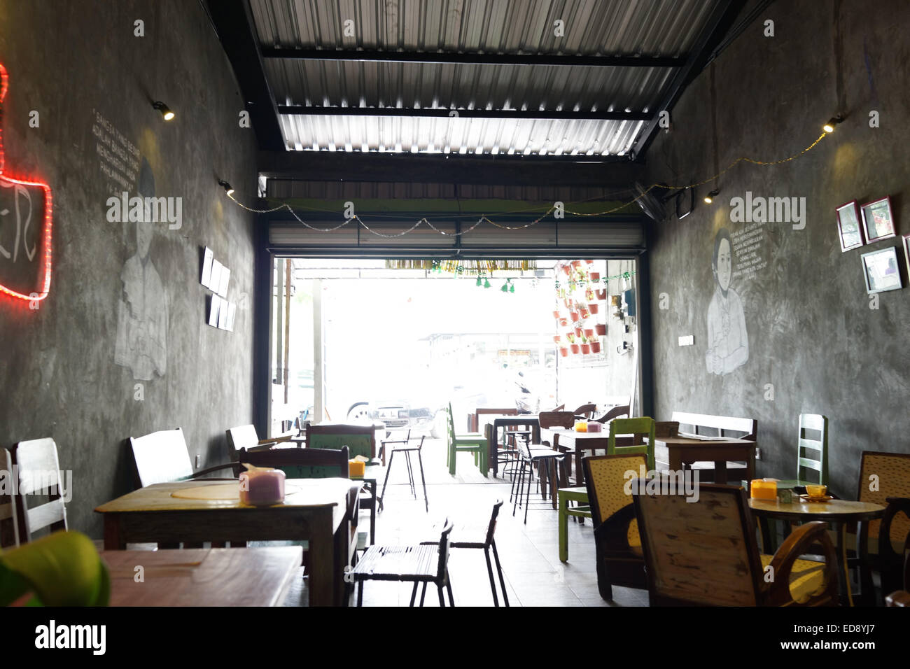 A cafe in Kuta, Bali, Indonesia Stock Photo - Alamy