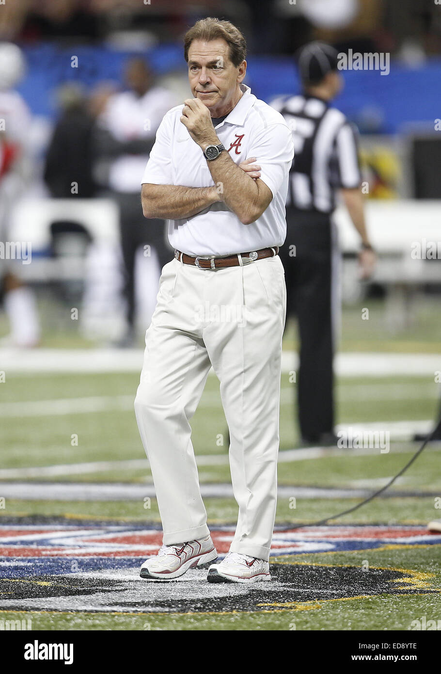 New Orleans, Louisiana, USA. 01st Jan, 2015. Alabama head coach Nick ...