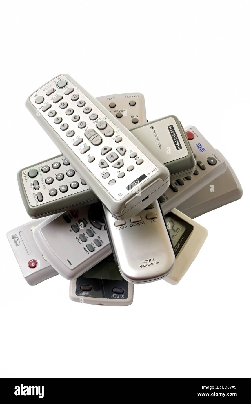 Remote control units Stock Photo - Alamy