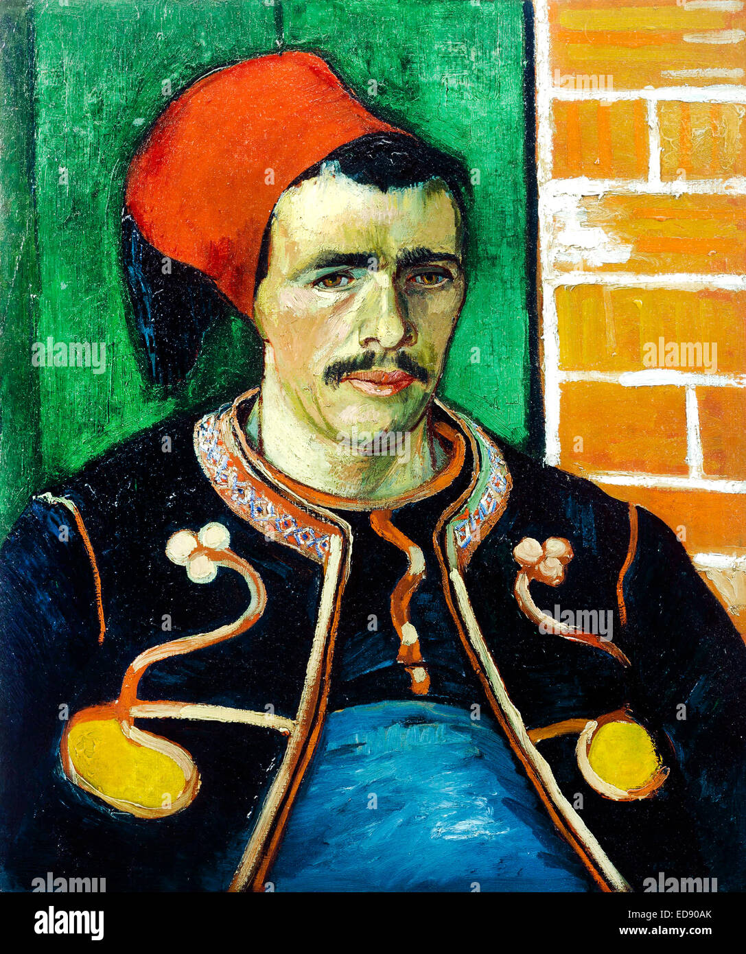 Vincent van gogh the zouave van gogh museum hi-res stock photography ...