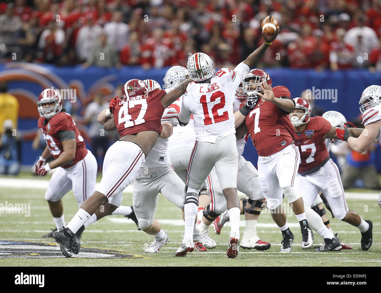 New Orleans, Louisiana, USA. 01st Jan, 2015. Ohio State quarterback ...