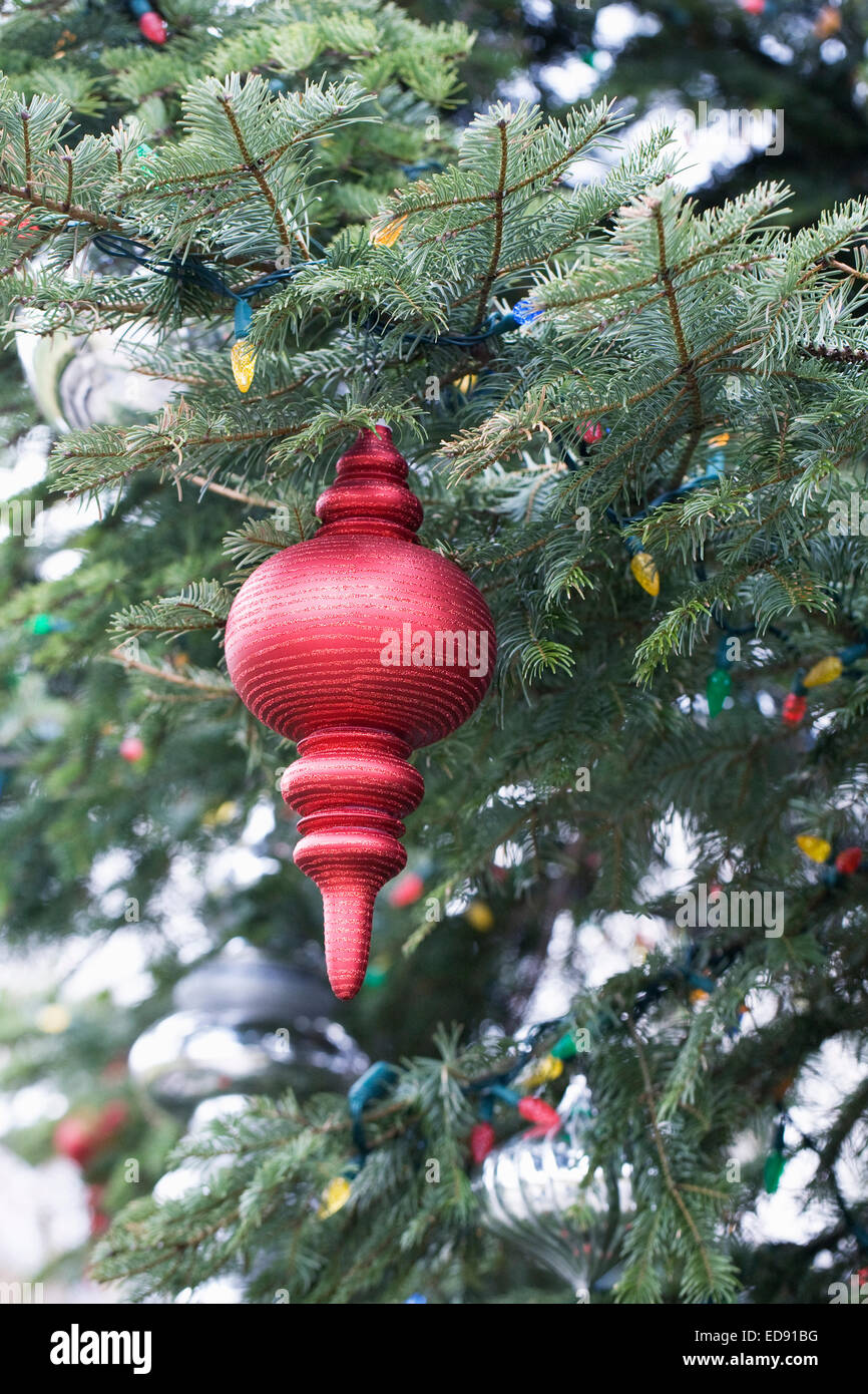 Shiny lights on the christmas tree hi-res stock photography and images ...