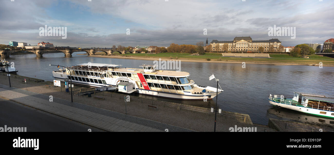 The Eble seen from the Brühl's Terrace Stock Photo - Alamy